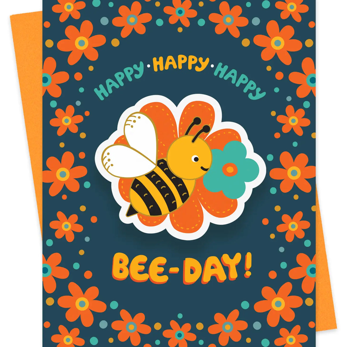 Happy Bee-Day Sticker Birthday Card – Treehouse Toys