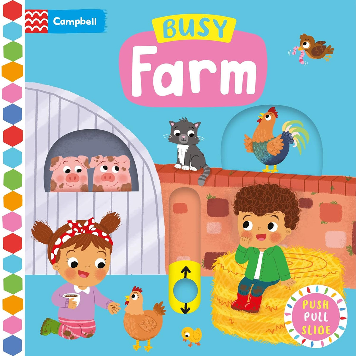 Busy Farm Push/Pull/Slide – Treehouse Toys