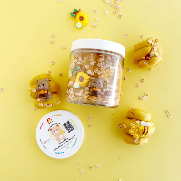 KidDough To Go Mini | Honey Bear – Treehouse Toys