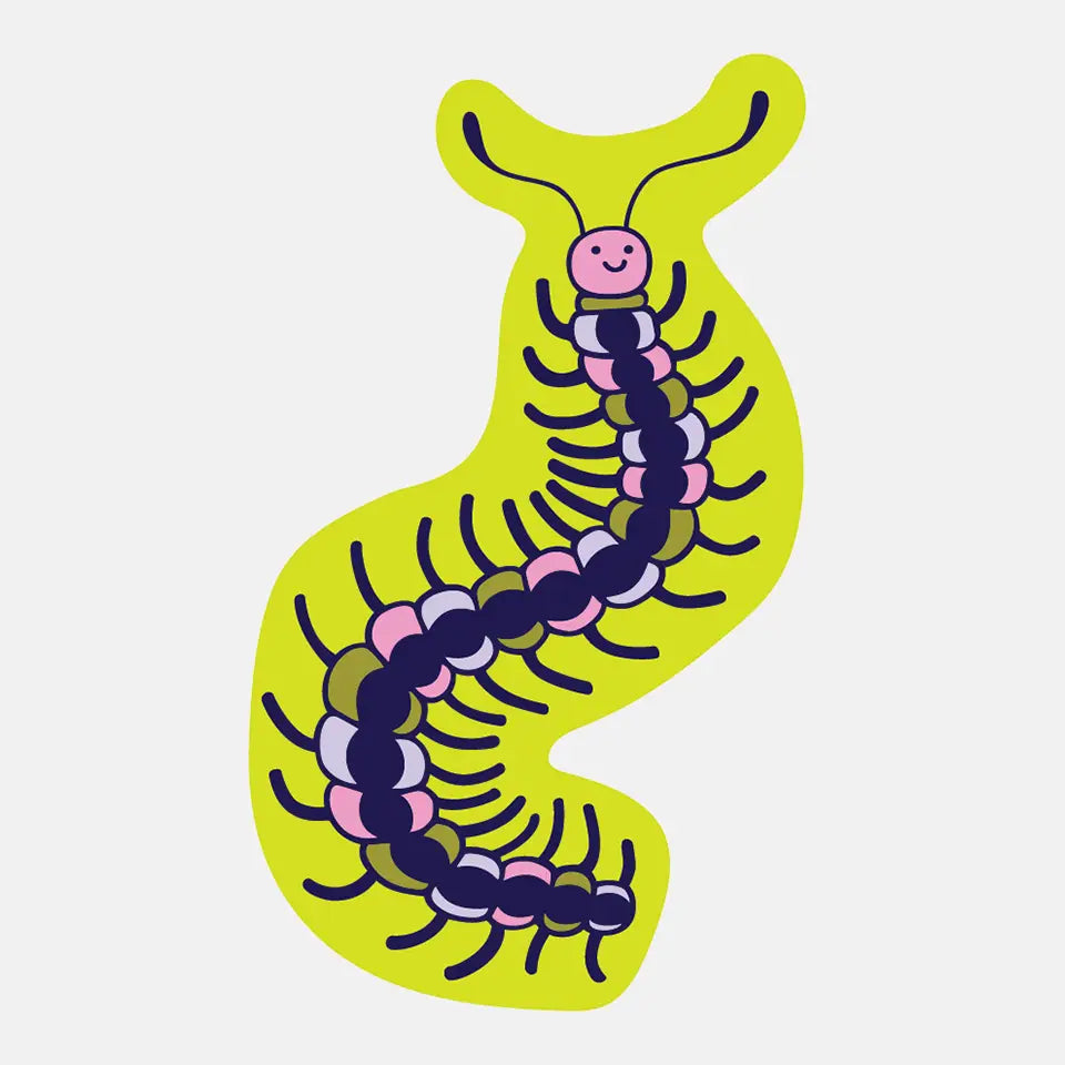 Centipede Sticker – Treehouse Toys