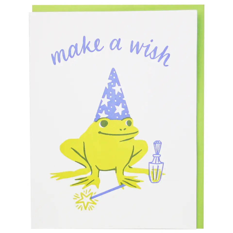 Make a Wish Wizard Frog Card – Treehouse Toys