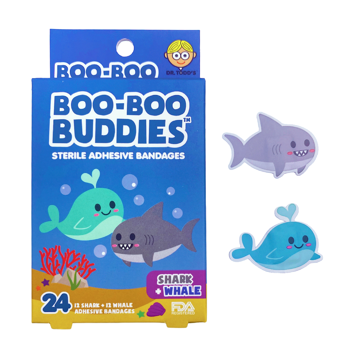 Shark & Whale Bandages – Treehouse Toys