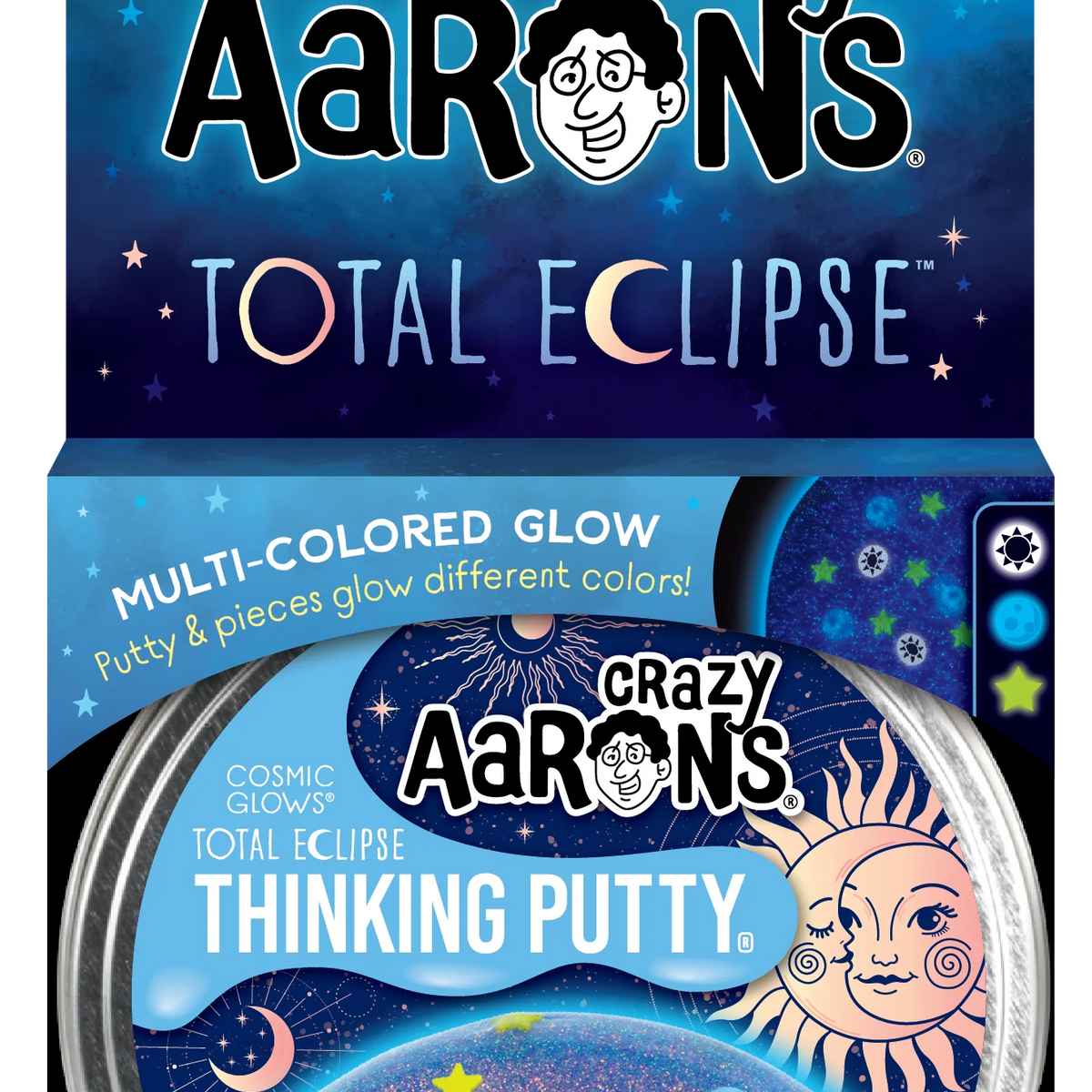 Cosmic Glows Total Eclipse Thinking Putty – Treehouse Toys