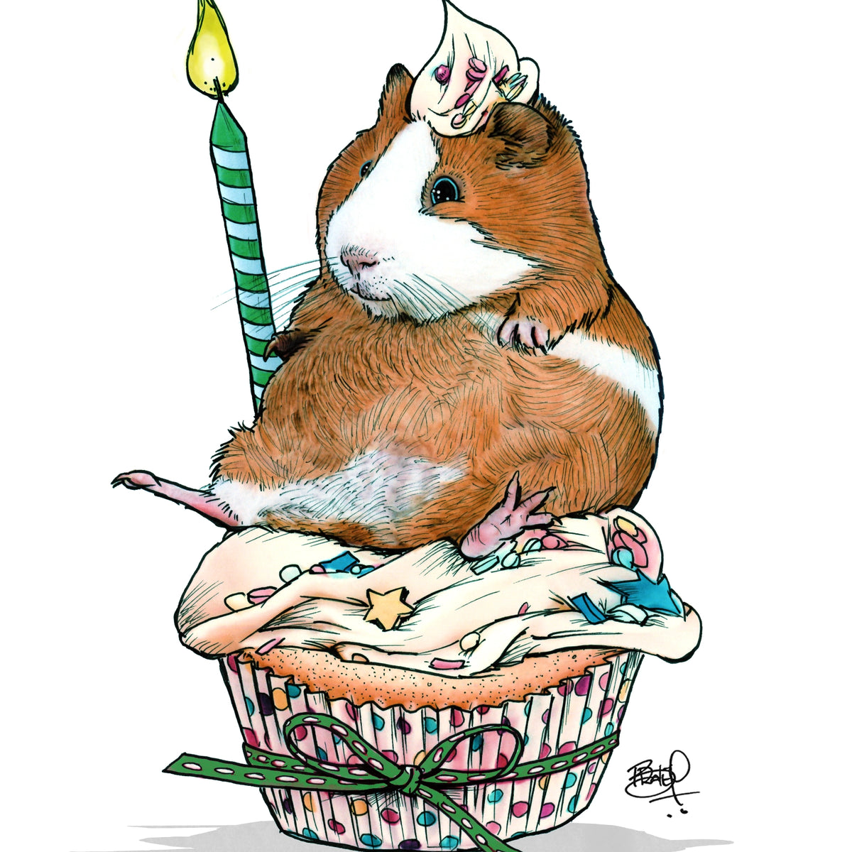 Plop on Top Guinea Pig Card – Treehouse Toys