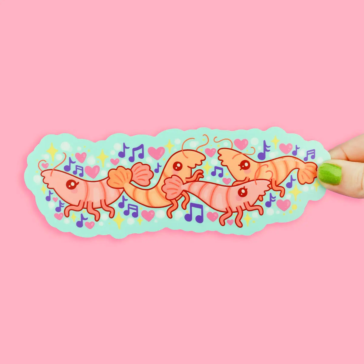 Shrimp Rave Long Sticker – Treehouse Toys