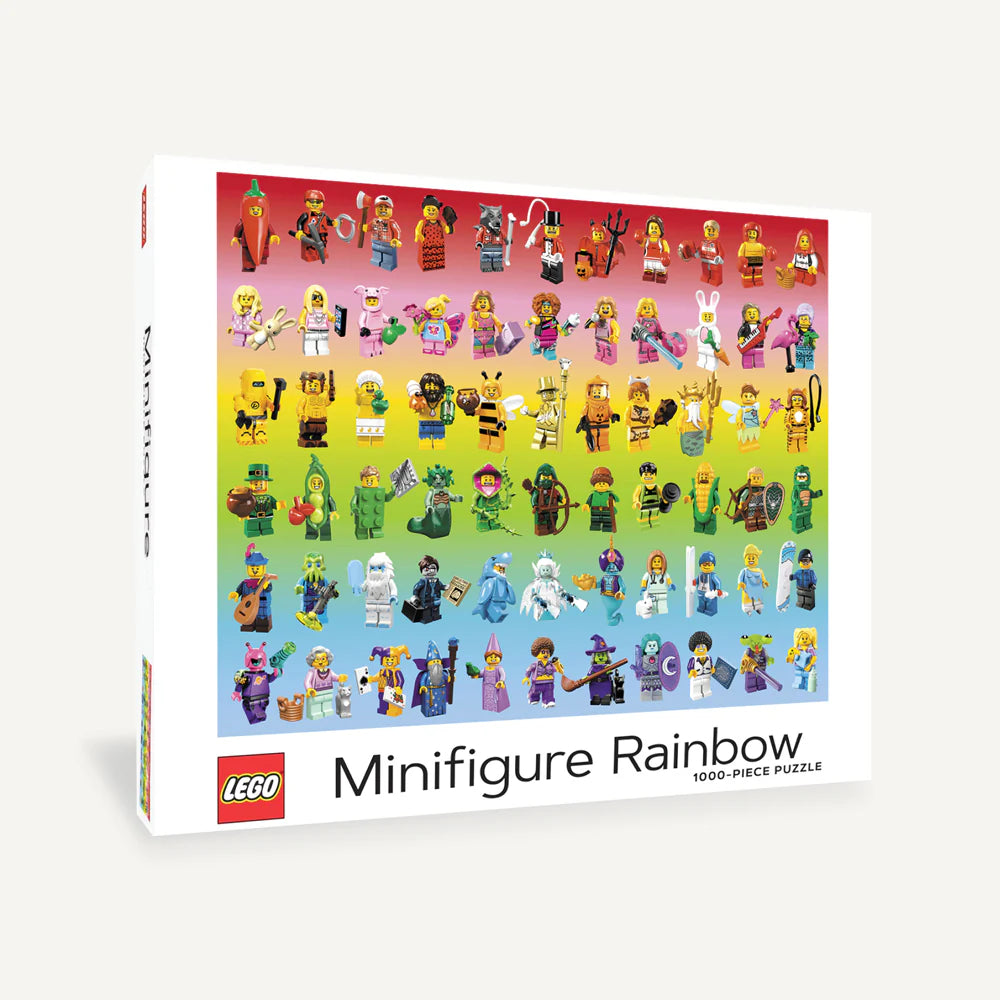 1000pc Lego Rainbow Minifigure Puzzle – Treehouse Toys