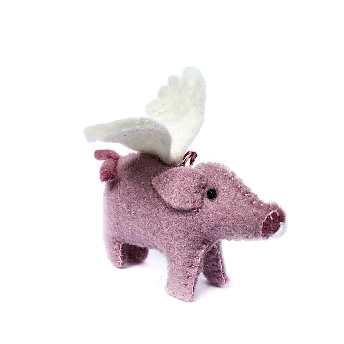 Flying Pig Felt Ornament – Treehouse Toys
