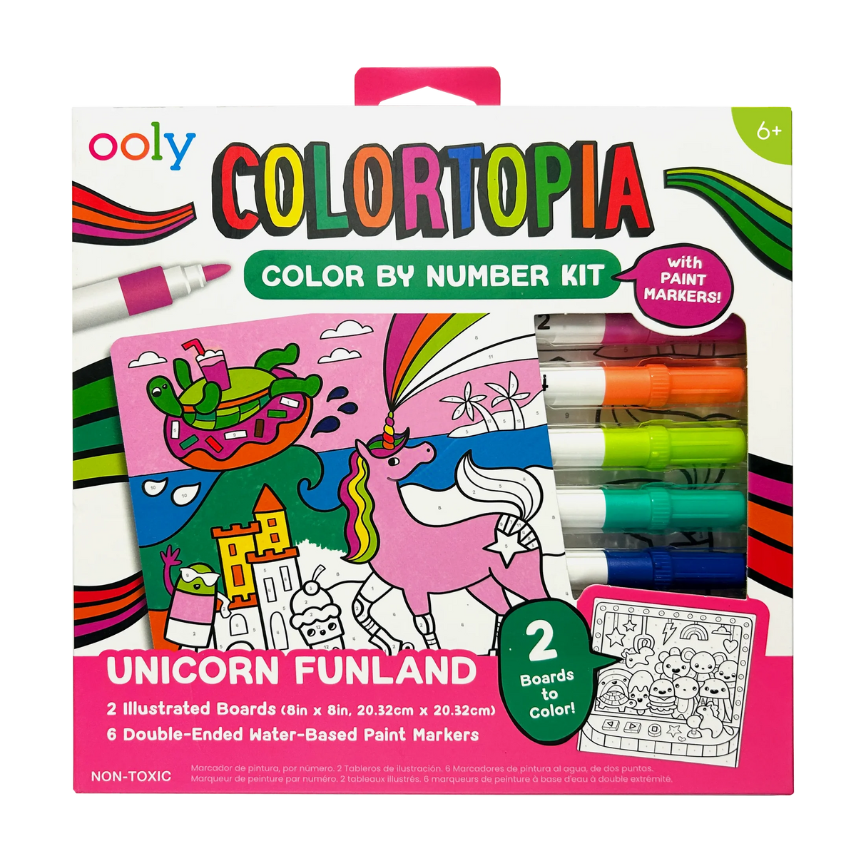 Colortopia Color by Number | Unicorn Funland – Treehouse Toys