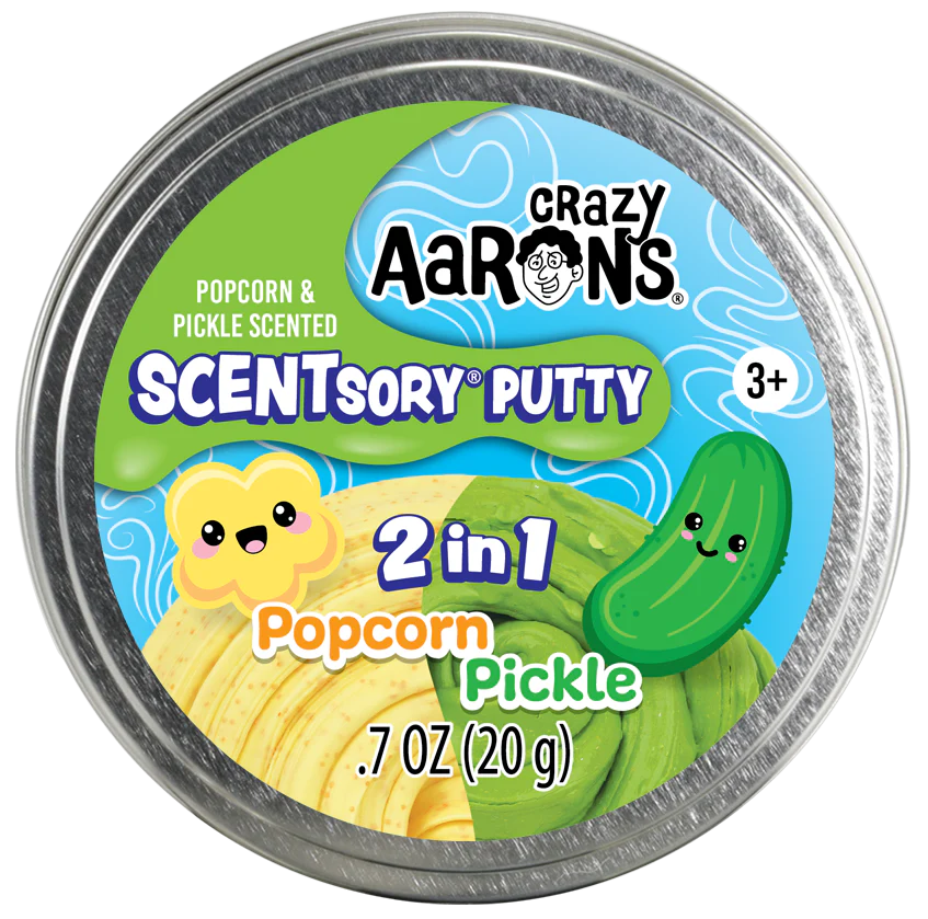SCENTsory Duos Popcorn Pickle Thinking Putty – Treehouse Toys