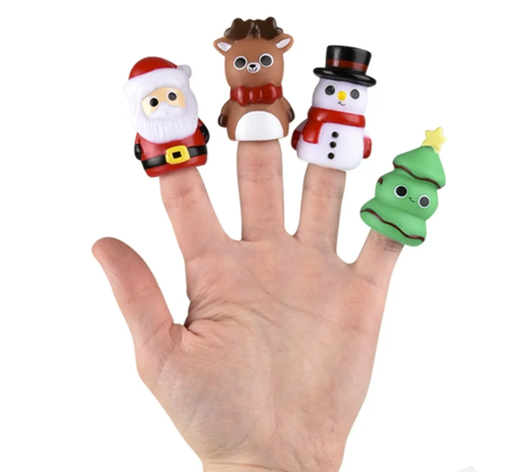 Holiday Finger Puppets Amazon.com: Christmas Finger Puppets Toys For