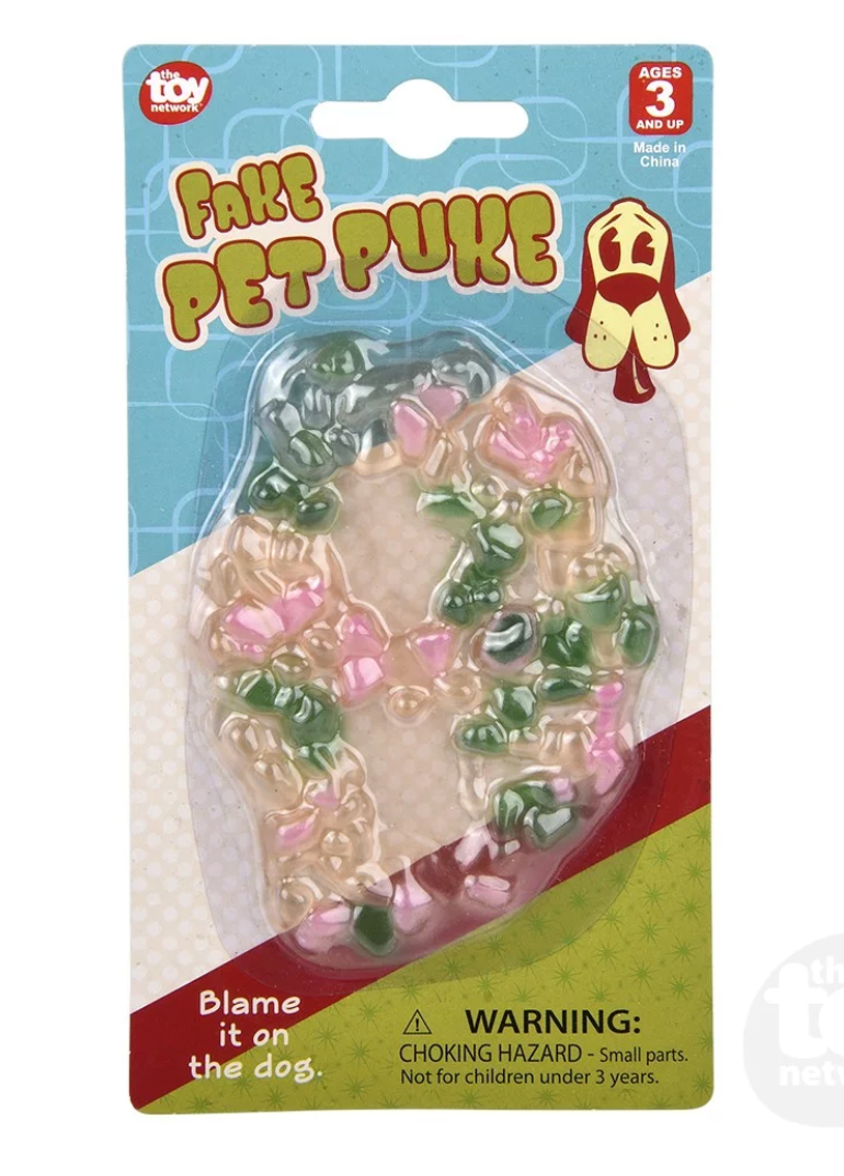 Fake Pet Puke – Treehouse Toys