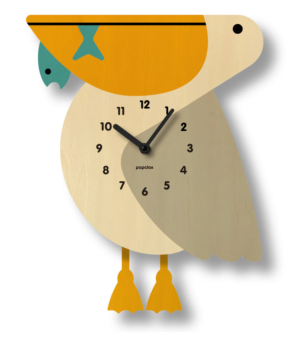 Wood Pendulum Clock | Pelican – Treehouse Toys