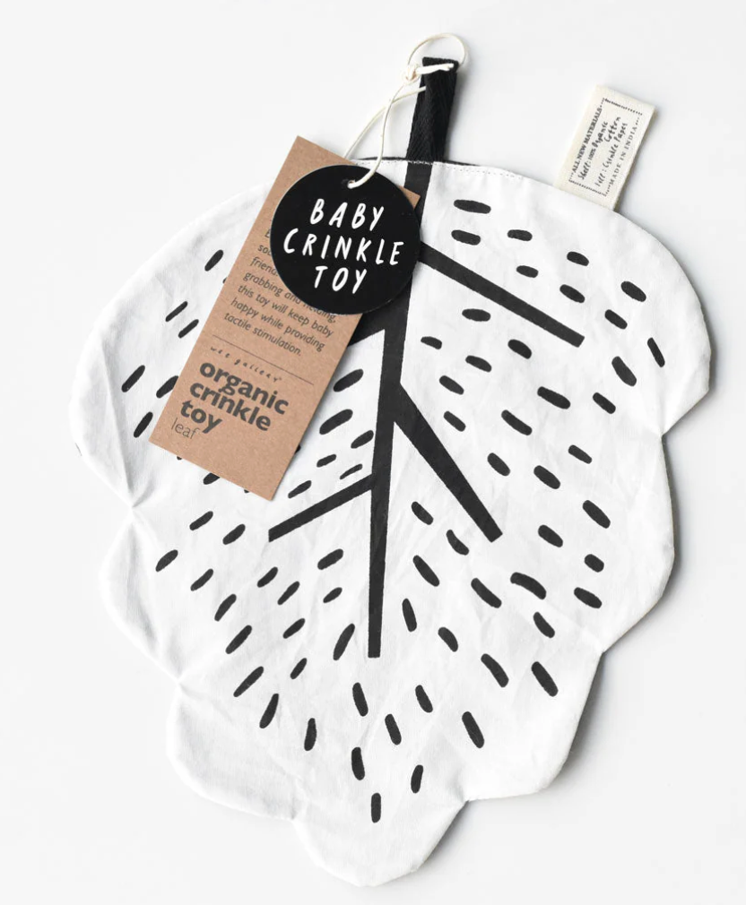 Organic Crinkle Toy | Leaf – Treehouse Toys