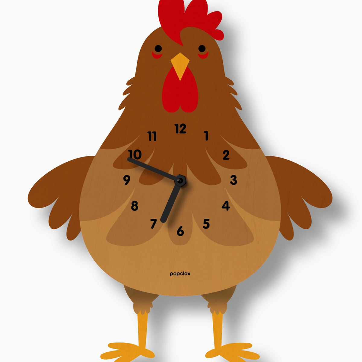Wood Pendulum Clock | Chicken Cleo – Treehouse Toys