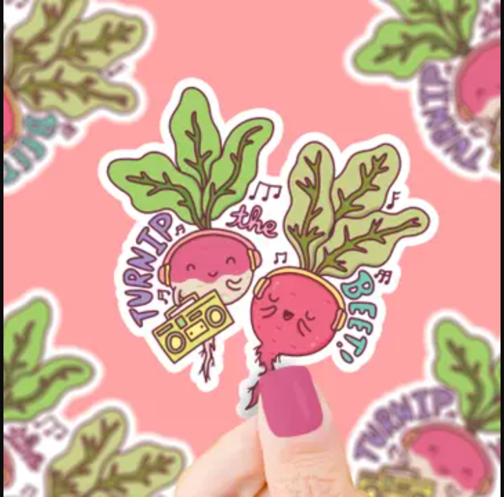 Turnip the Beet Sticker – Treehouse Toys