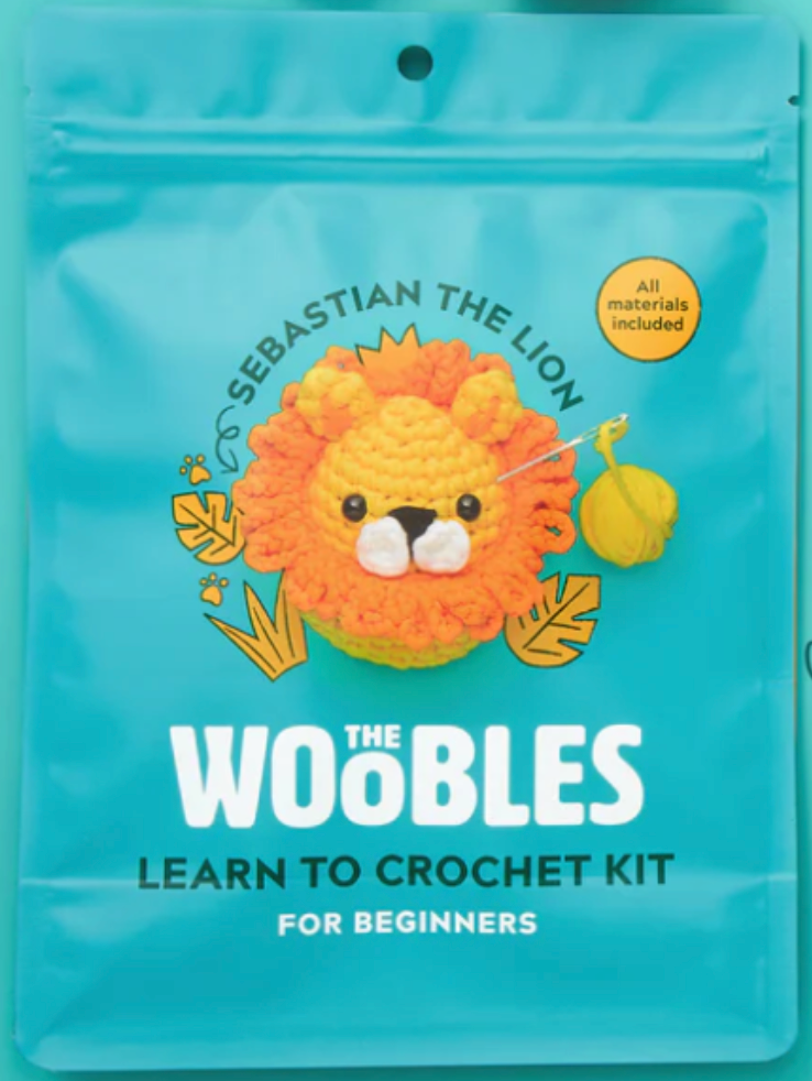 The Woobles Crochet Kit | Sebastian the Lion – Treehouse Toys