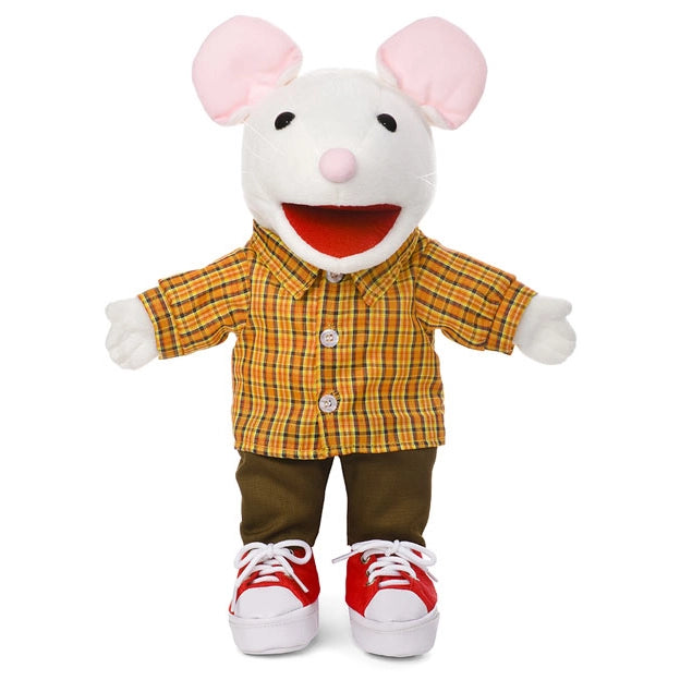 Mouse with Sneakers Puppet – Treehouse Toys