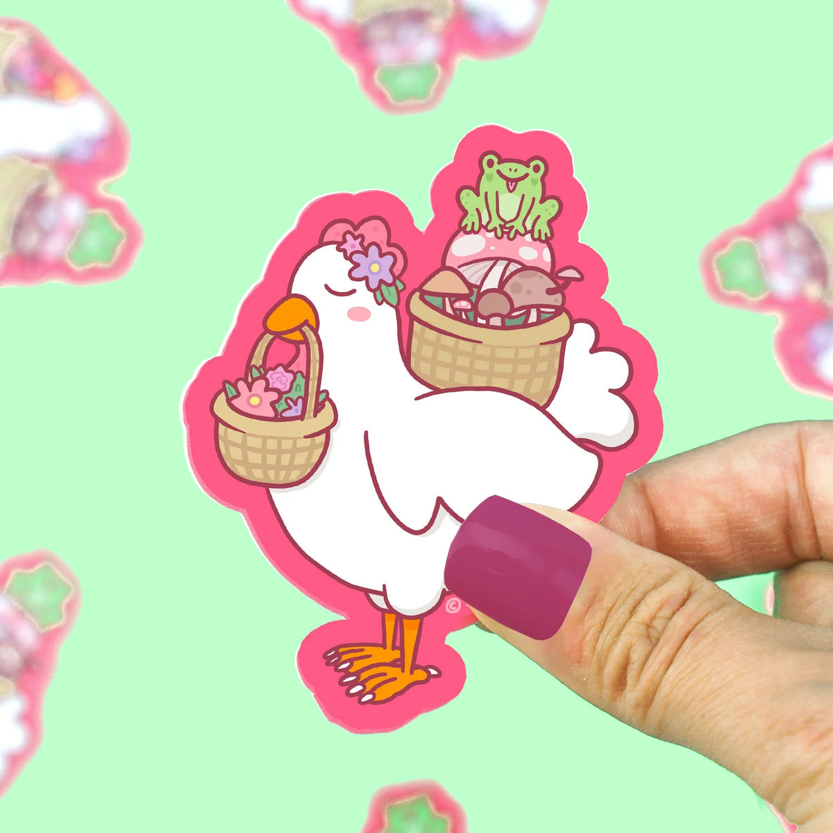 Picnic Chicken Sticker – Treehouse Toys
