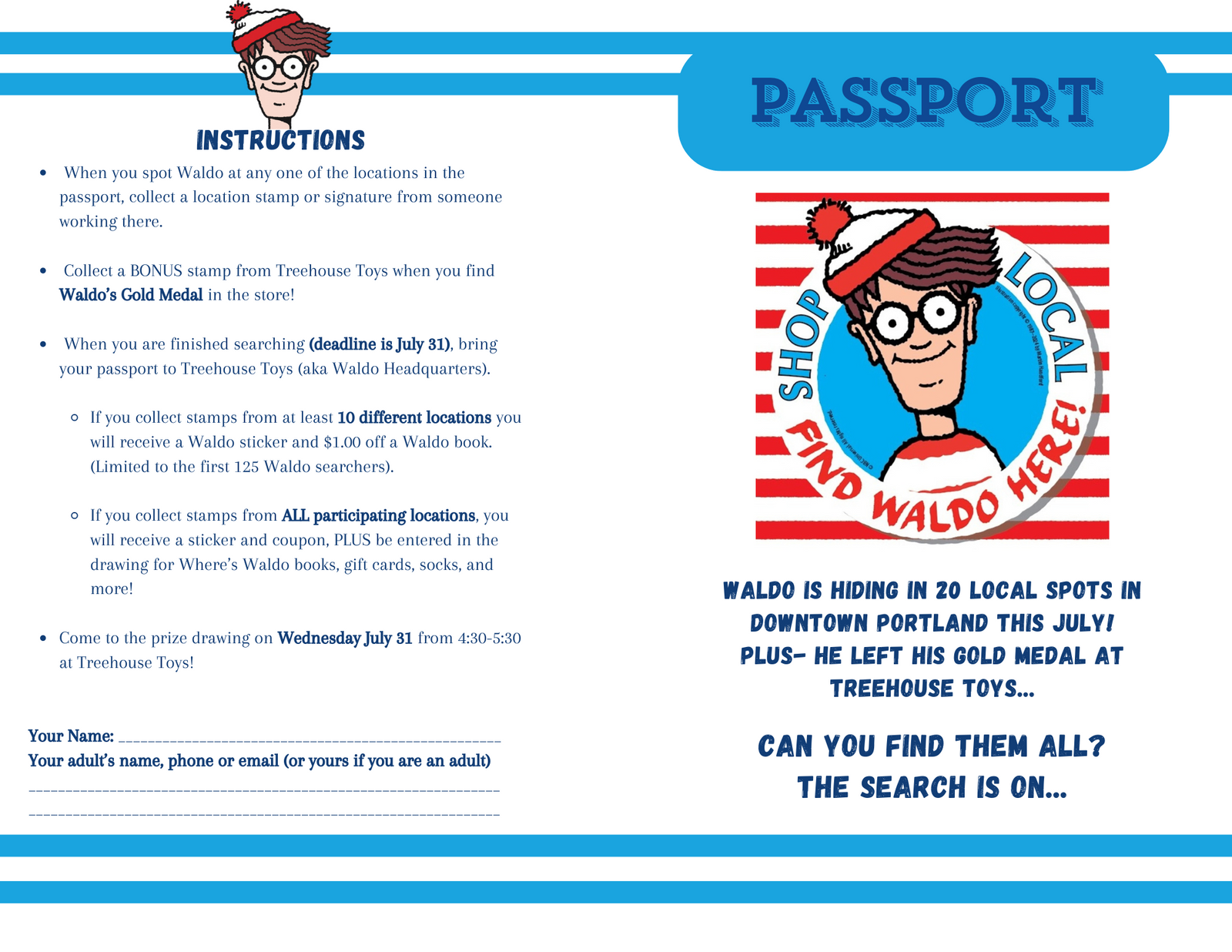 find waldo in downtown portland – Treehouse Toys