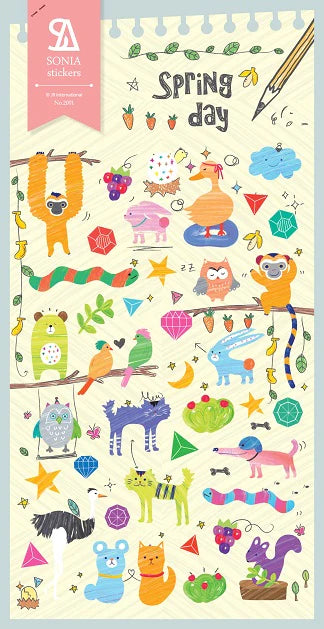 Spring Day Stickers – Treehouse Toys