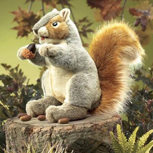 Gray Squirrel Puppet – Treehouse Toys