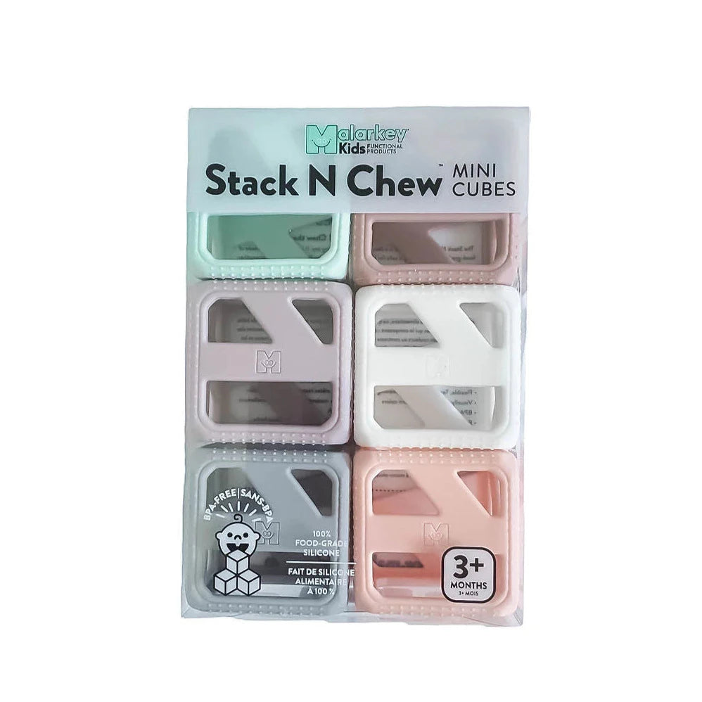 Stack & Chew Pastel Cubes – Treehouse Toys
