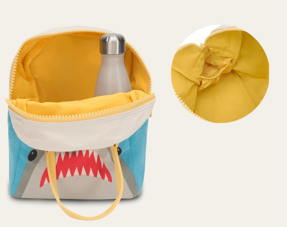 Zipper Lunch Bag | Shark – Treehouse Toys
