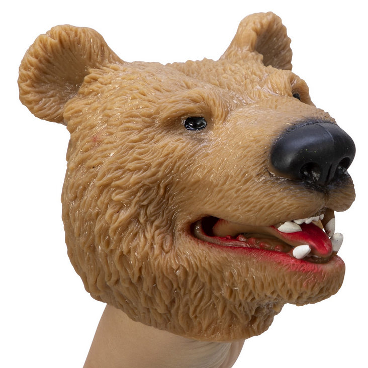 Bear Rubber Puppet – Treehouse Toys
